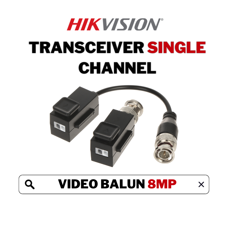HIKVISION Video Balun CCTV Transmits TVI Signal Via UTP Cable 1 Set DS ...