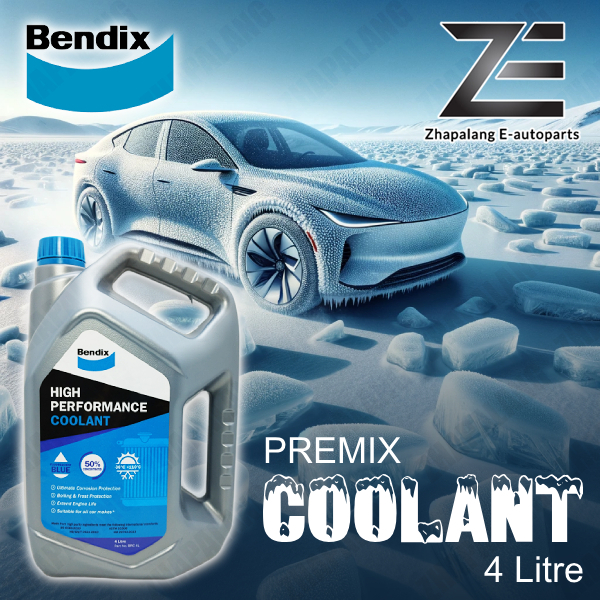BENDIX Coolant Premix Long Life 4L Ready to Use | Pour Directly No Need Mix OAT w/ Demineralized ...
