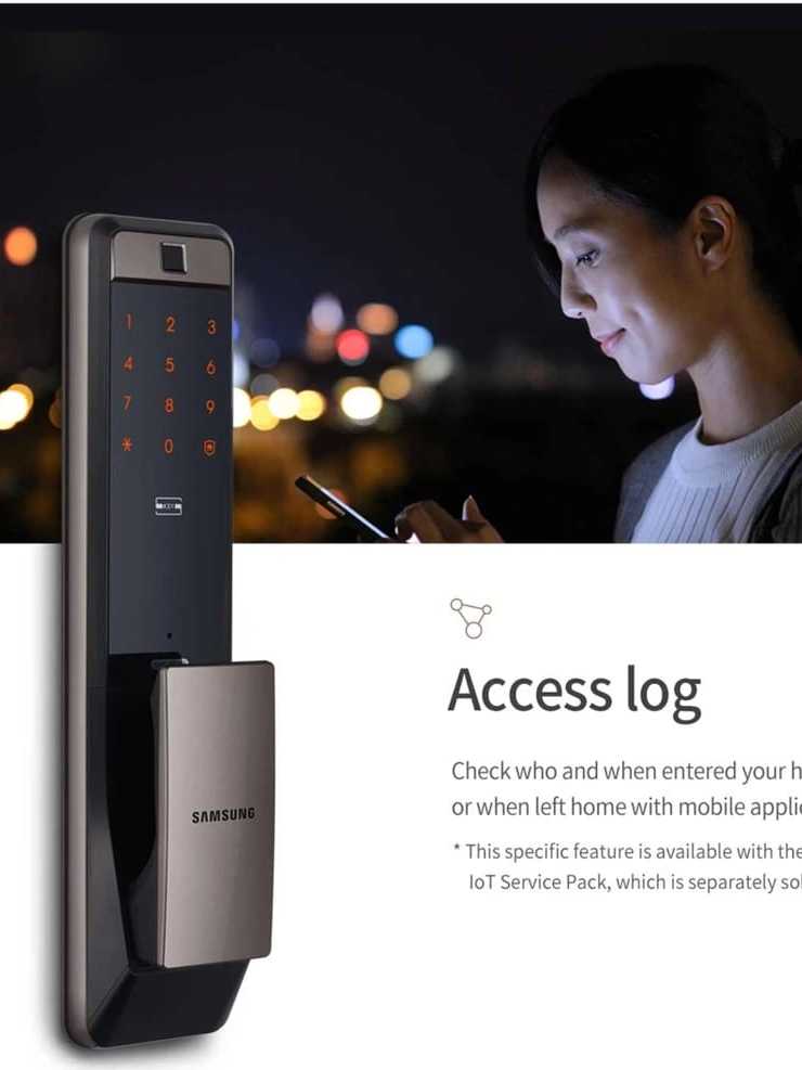 Samsung Smart Digital Door Lock | Shopee Malaysia