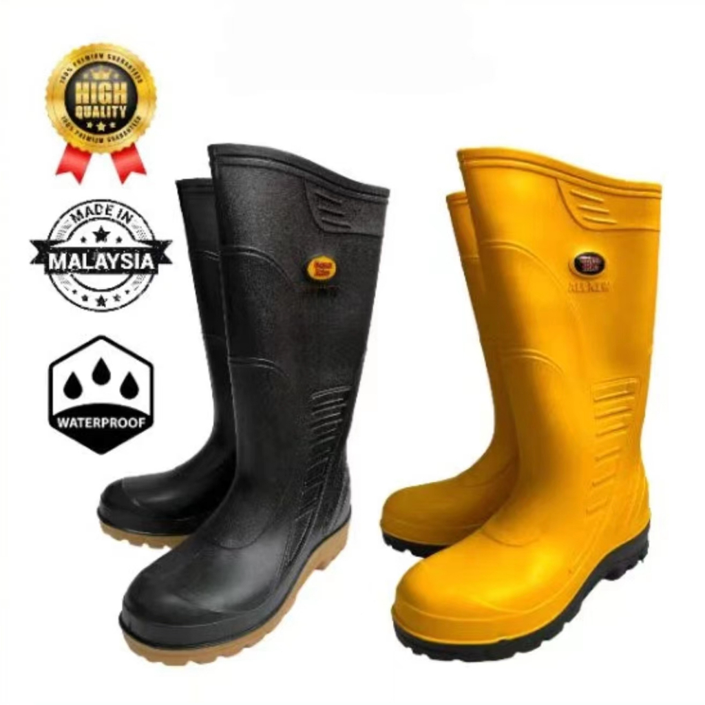 GajahKing 3000 Safety Rain Shoes Hight Cut I PVC Slip On Protective ...