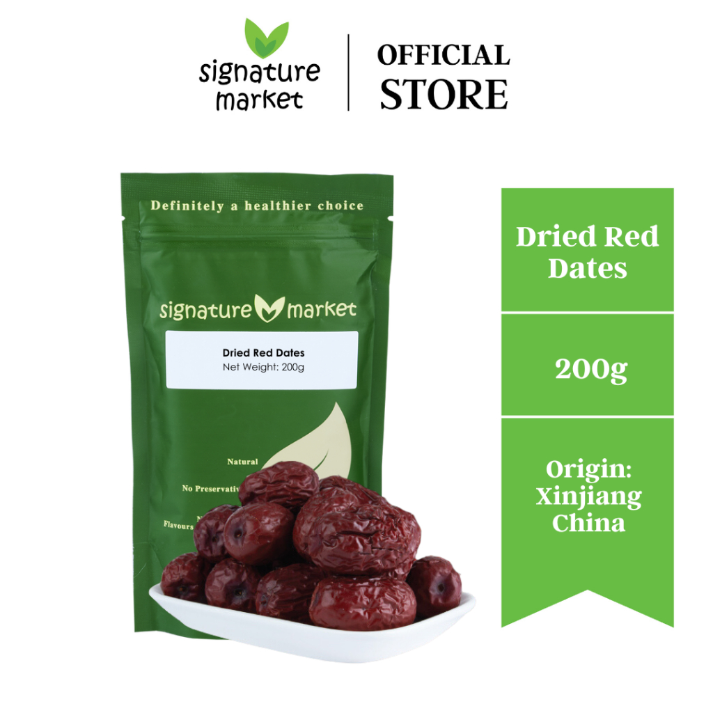 Signature Market Dried Red Dates (新疆紅棗) (200g) | Shopee Malaysia