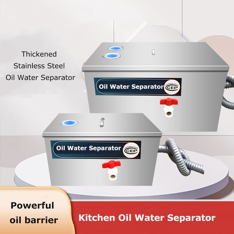 🔥Ready Stock🔥Kitchen Oil Water Separator Grease Trap Filtration System ...