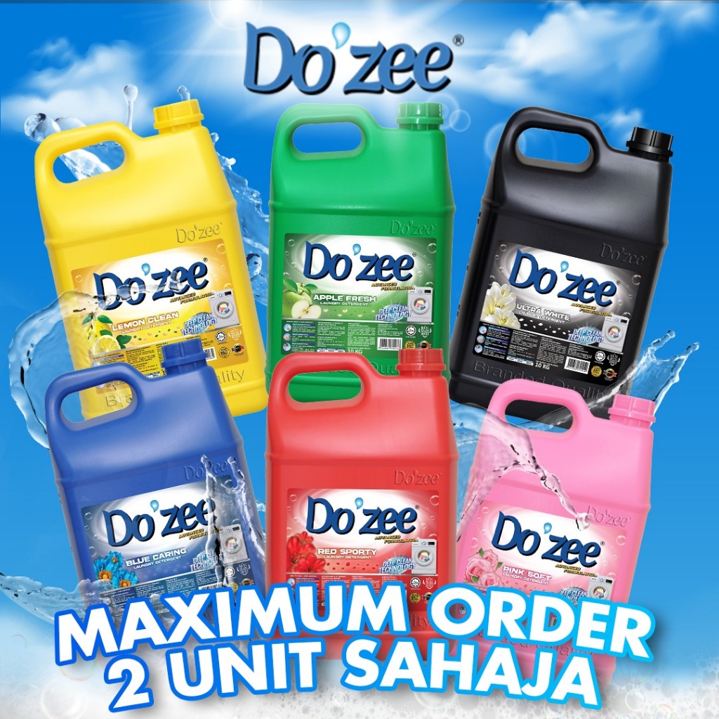 DO'ZEE LAUNDRY DETERGENT 10 KG | Shopee Malaysia
