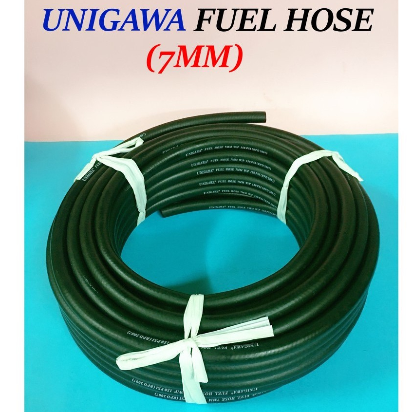 UNIGAWA FUEL HOSE DIESEL HOSE PETROL HOSE 7MM (1FEET =1KAKI 12 INCH) | Shopee Malaysia