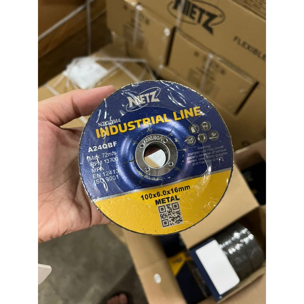 NIETZ SOBAR Original A24QBF 100x6.0x16mm Metal Grinding Disc | Shopee ...
