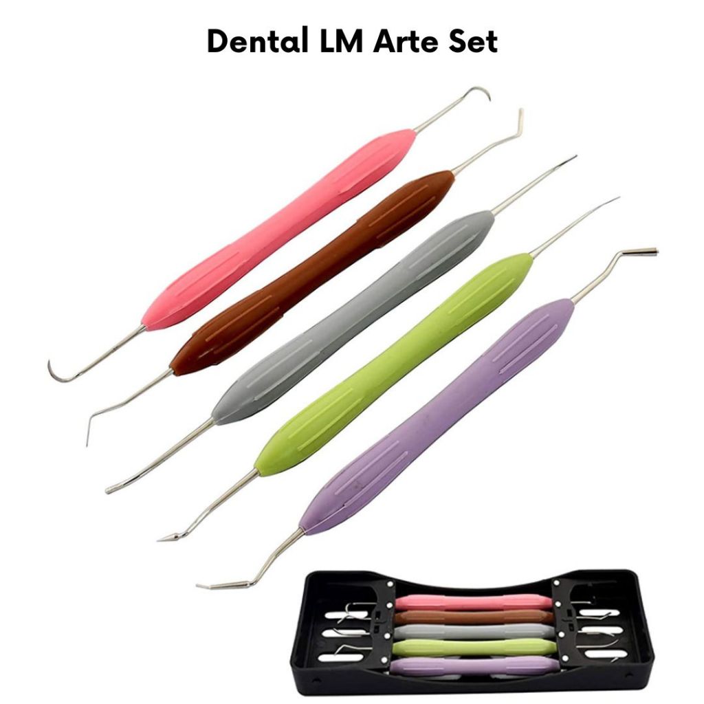 New #Dental Instruments #LM-Arte Kit 5Pcs with #Cassette Tray #Scalers ...