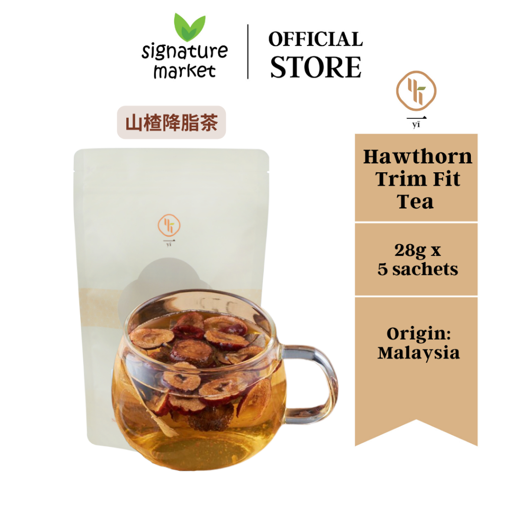 Signature Market Yī Hawthorn Trim Fit Tea (山楂降脂茶) (28g x 5 sachets ...