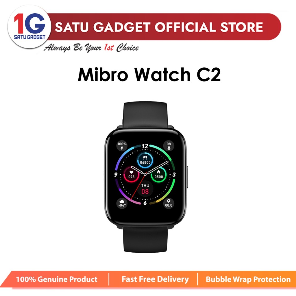 Mibro Watch C2 | 1.69inch HD display | 2 ATM | Shopee Malaysia
