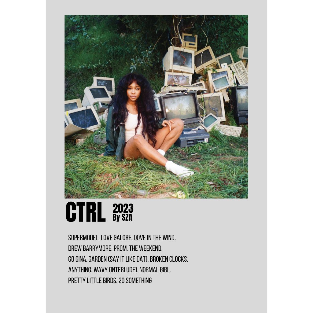 Album Cover Poster CTRL by SZA | Shopee Malaysia