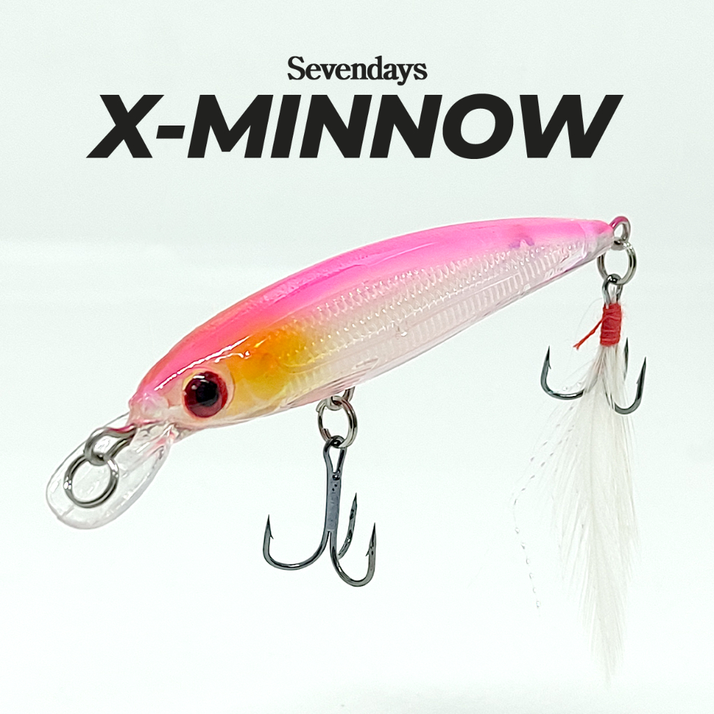 X-Minnow 8cm / 7g Gewang Sinking Fishing Lure Hard Bait Casting Kolam ...
