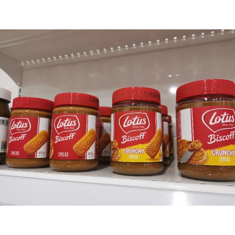 Lotus Biscoff Spread 400g /Crunchy 380g / topping 1kg | Shopee Malaysia