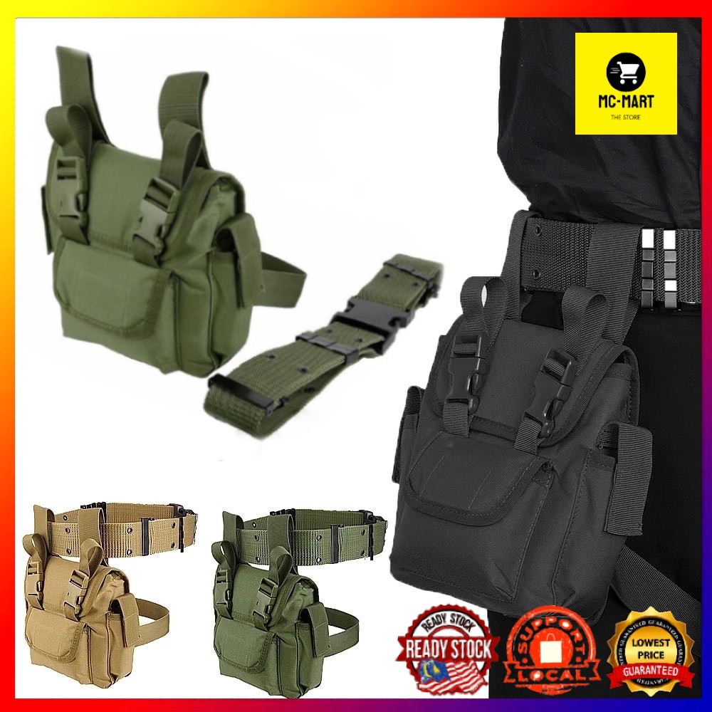 Outdoor Tactical Military Waterproof Drop Leg Bag Men Motorcycle ...