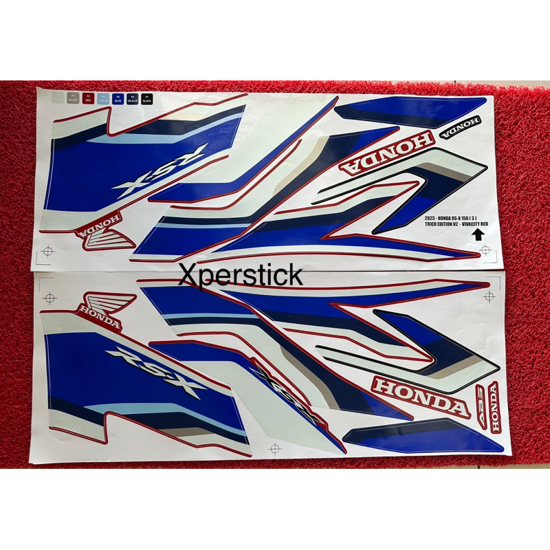 2023 HONDA RSX-150 RSX 150 (3) TRICO EDITION V2 BODY STICkER VIVACITY ...