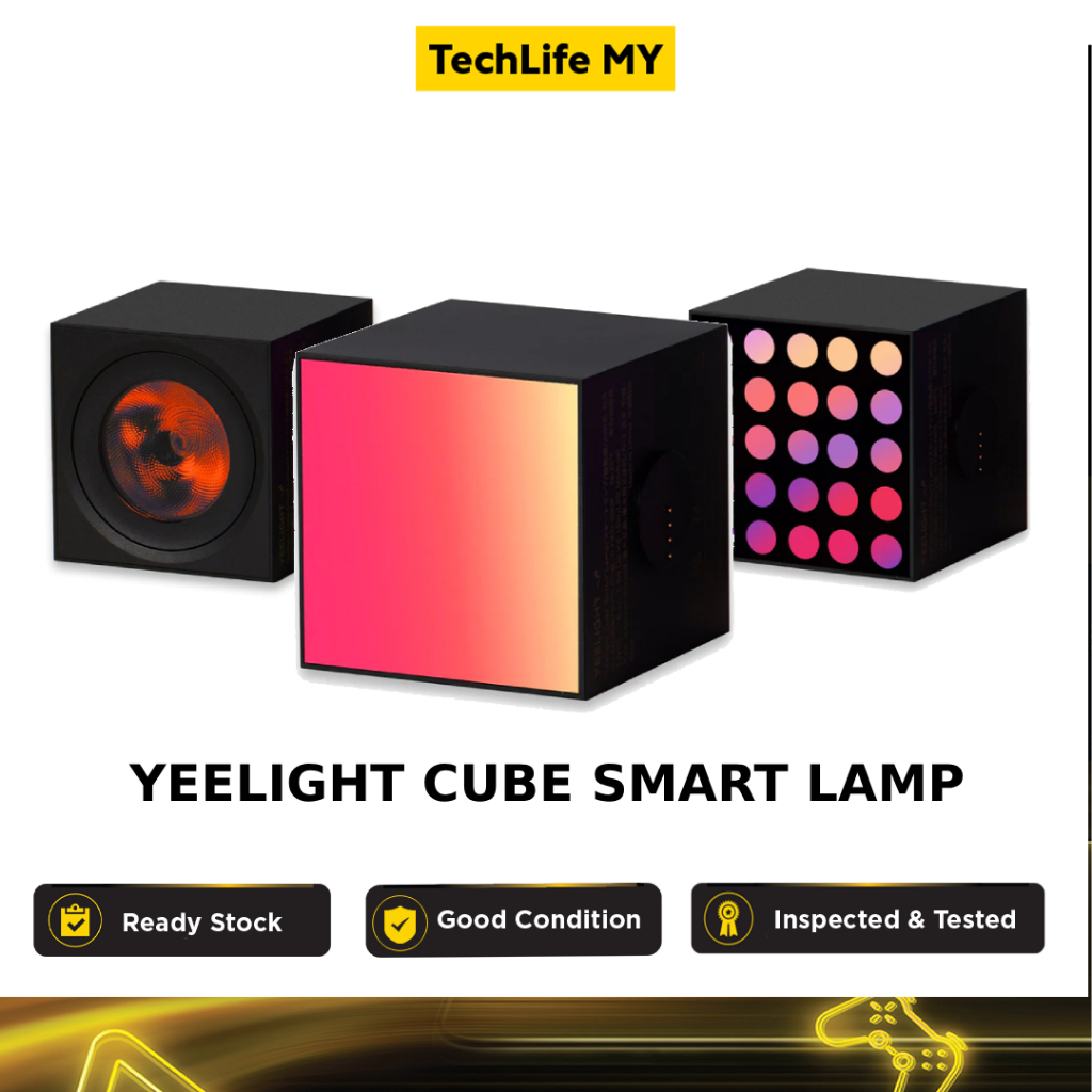 Yeelight Cube Smart Lamp | Spot Light Component Extension | Limitless Colors | Pixel-Level ...