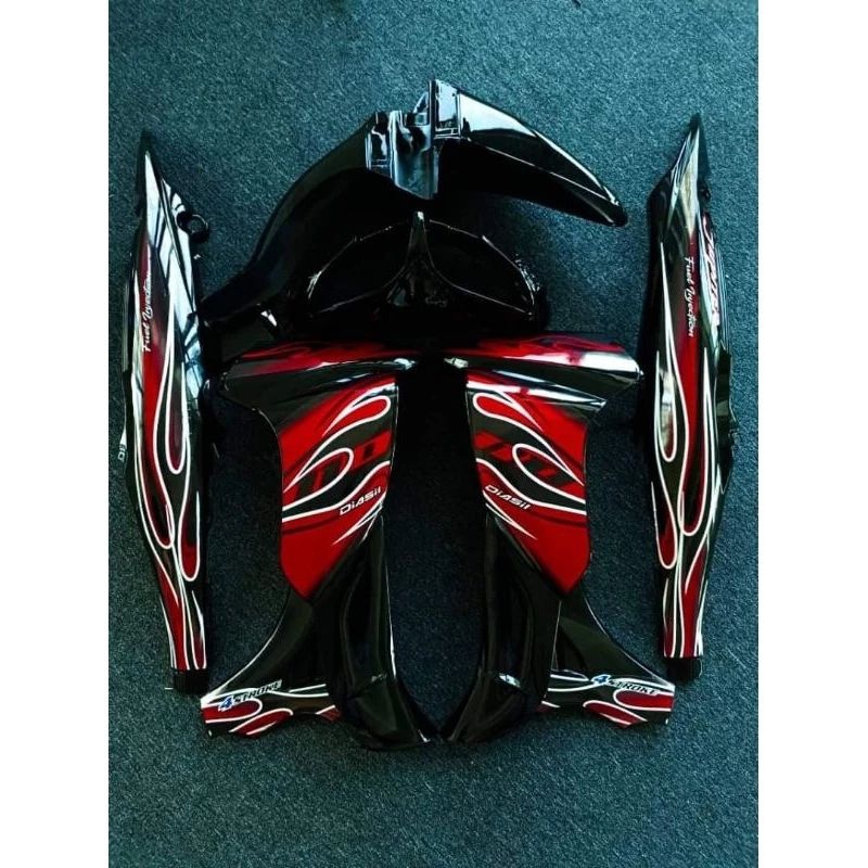 COVERSET LAGENDA 110,110Z,110ZR API (SIAP TAMPAL STICKER) | Shopee Malaysia