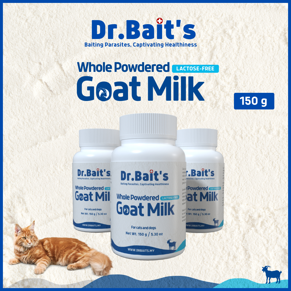 Dr Bait’s Susu Kambing Kucing [150g] Goat Milk Powder New Zealand Cat ...