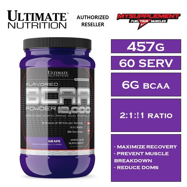 Ultimate Nutrition - BCAA 12000 Powder 60 servings (457g) , bcaa ...