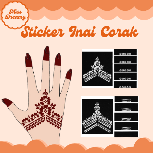 (NEW) INAI CORAK STIKER DIY INAI STICKER INAI CELUP VIRAL STICKER INAI ...