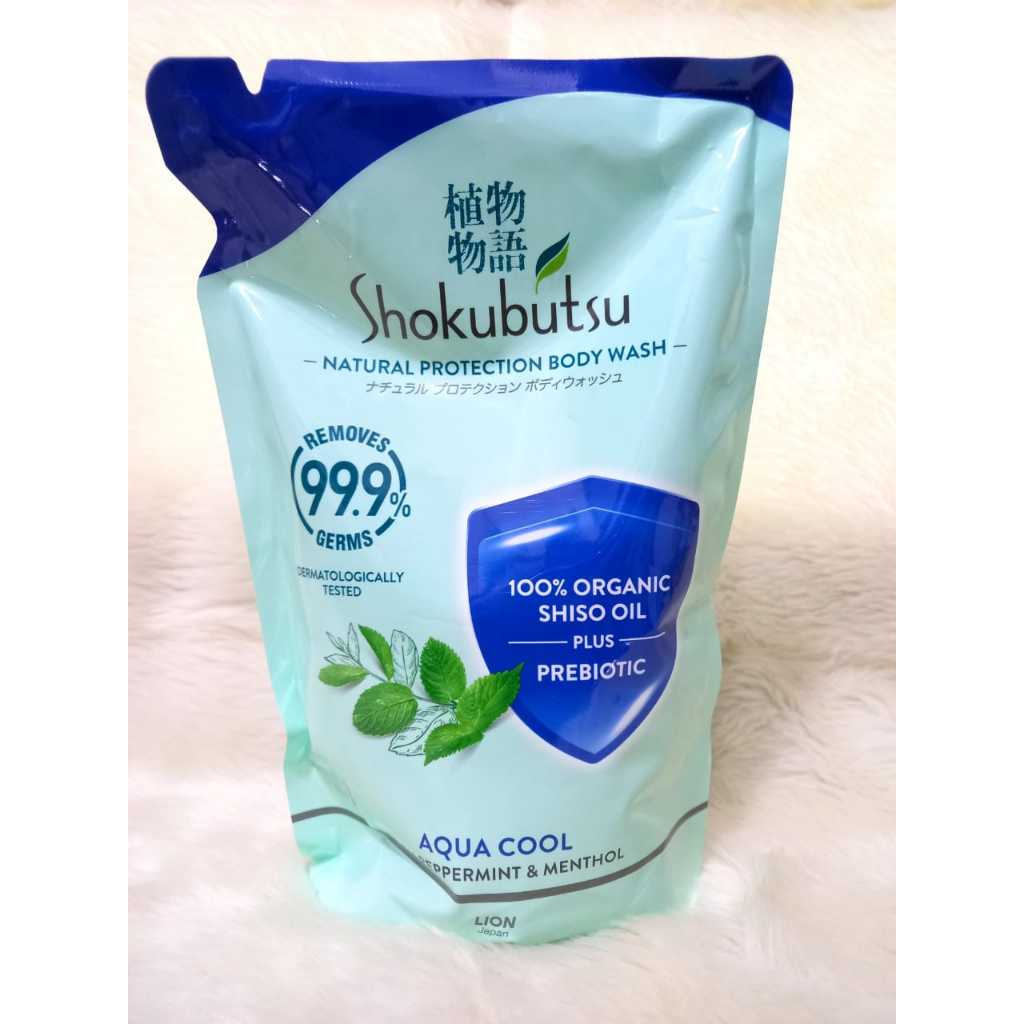Shokubutsu Body Wash refill Sakura Whitening / Orange Zest / Floral Bloom / Aqua Cool 800g ...