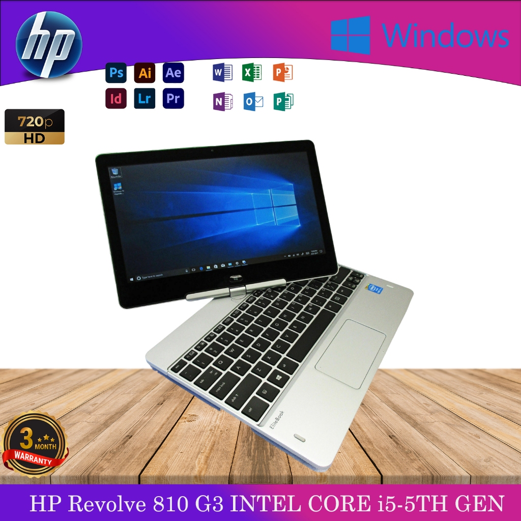 Hp EliteBook Revolve 810 G3 Core i5 5th Gen | Shopee Malaysia