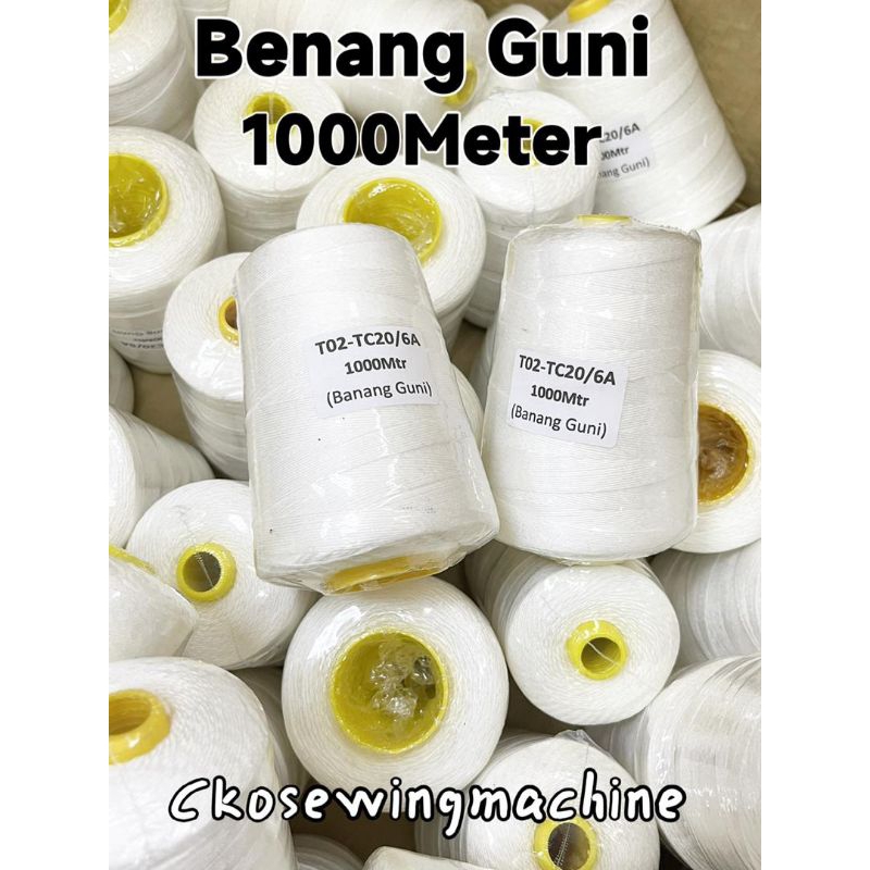 Benang Jahit Guni 1000Meter / Benang Bag Closer / Thread Bag Sewing ...