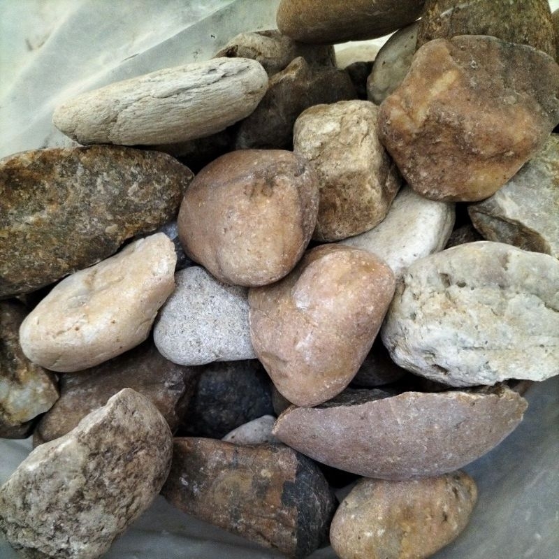 Batu Sungai Asli 5kg sesuai untuk decoration dan hiasan kubur | Shopee ...