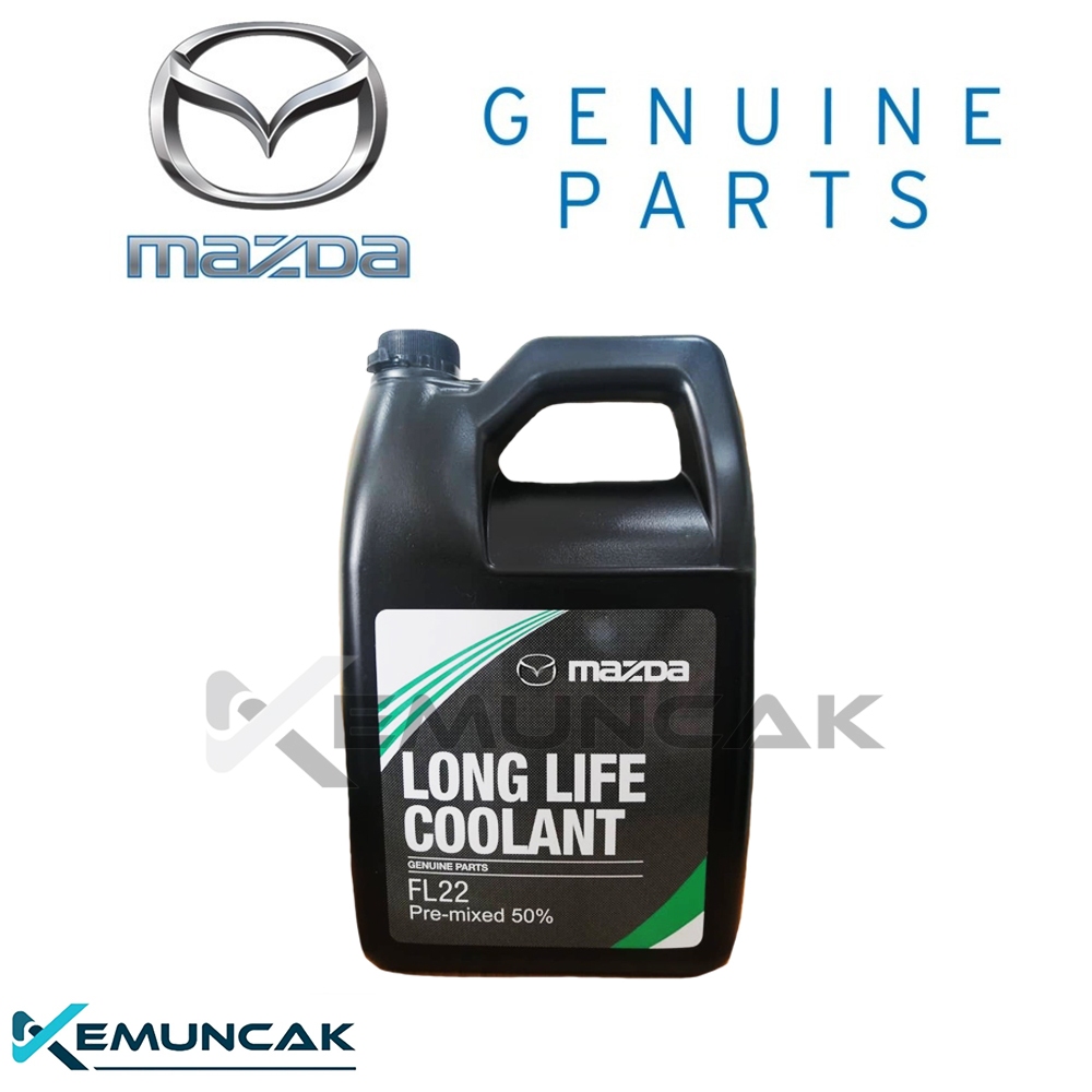 (100% Genuine) MAZDA Long Life Coolant FL22 Pre-Mixed 50% - Green Color ...
