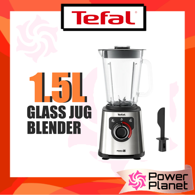 Tefal BL871D Perfect Mix + High Speed Blender 1.5L Glass Jug ( Smoothie , Ice crush , Autoclean ...