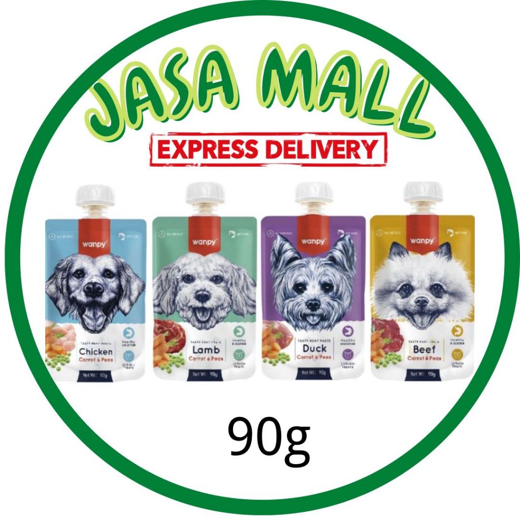 Wanpy Fresh Meat Lickable Treats 90g (Dog) | Shopee Malaysia