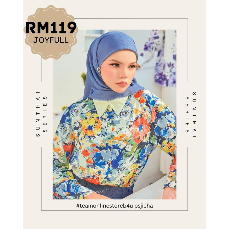 (BACA DESCRIPTION)SUNTHAI SERIES BLOUSE Leeyanarahman(3) | Shopee Malaysia