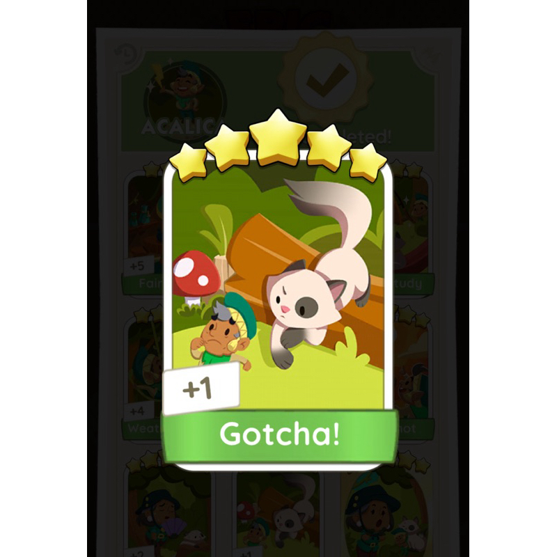 Gotcha!!five ⭐️ sticker monopoly go | Shopee Malaysia