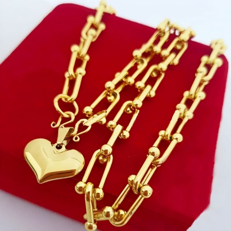 💋 COP 916 PERSIS ORI 💋 EMAS KOREA RANTAI LEHER ( NECKLACE ) 💋 | Shopee Malaysia