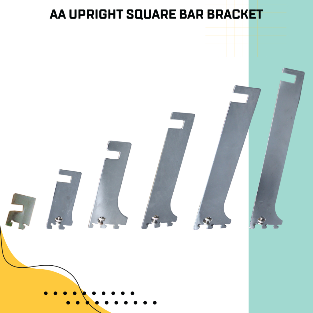 JME Ready Stock AA Upright Accessories Square Bar Bracket | Shopee Malaysia