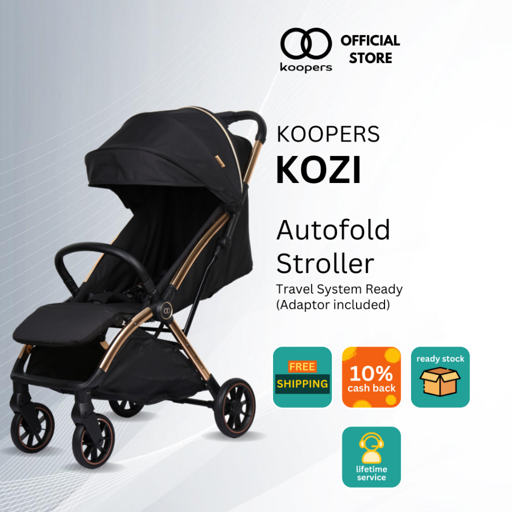 (Koopers Official Store) Koopers Kozi Autofold Cabin Size Lightweight ...