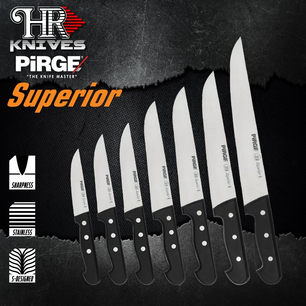 PIRGE SUPERIOR Butchers Broadblade Pelbagai guna, Pisau Chef - Pisau ...