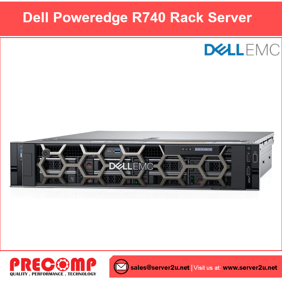 (Refurbished) Dell PowerEdge R740 Rack Server (2xXS4116.128GB.3x480GB ...