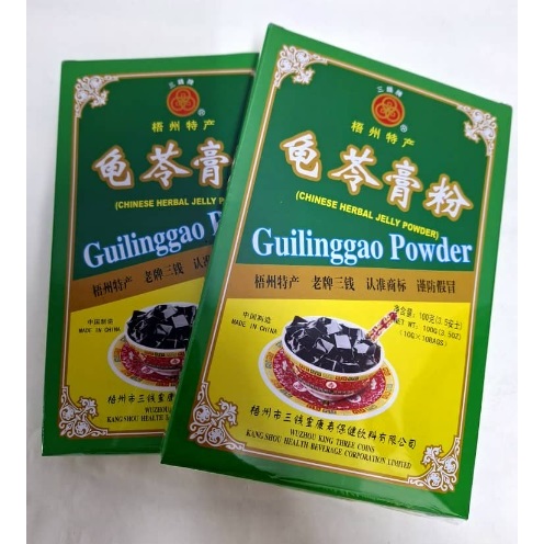 龟苓膏粉 (原味)三钱牌 Chinese Herbal Jelly Powder GUI LING GAO (Original ...