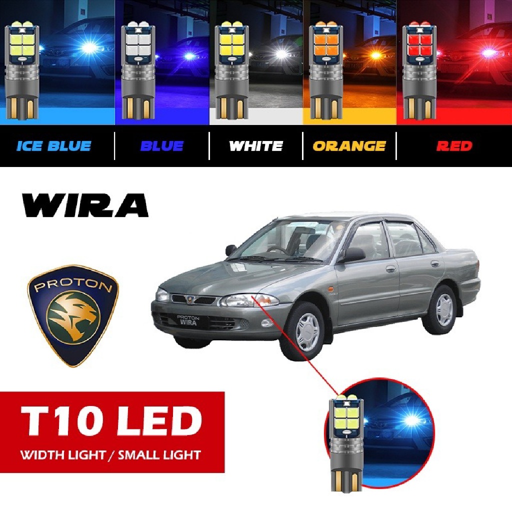 1PC Proton Wira T10/W5W Bulb Small Headlight Dome Light Car Boot ...