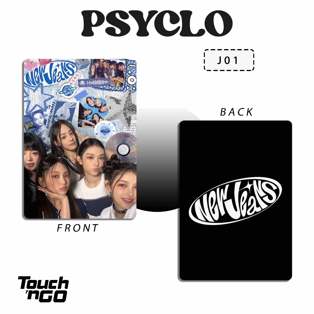 Waterproof TnG Touch n Go Card Sticker/New Jeans series/Custom made ...