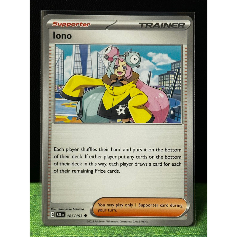Pokemon Card PTCG 185/193 Iono Paldea Evolved | Shopee Malaysia