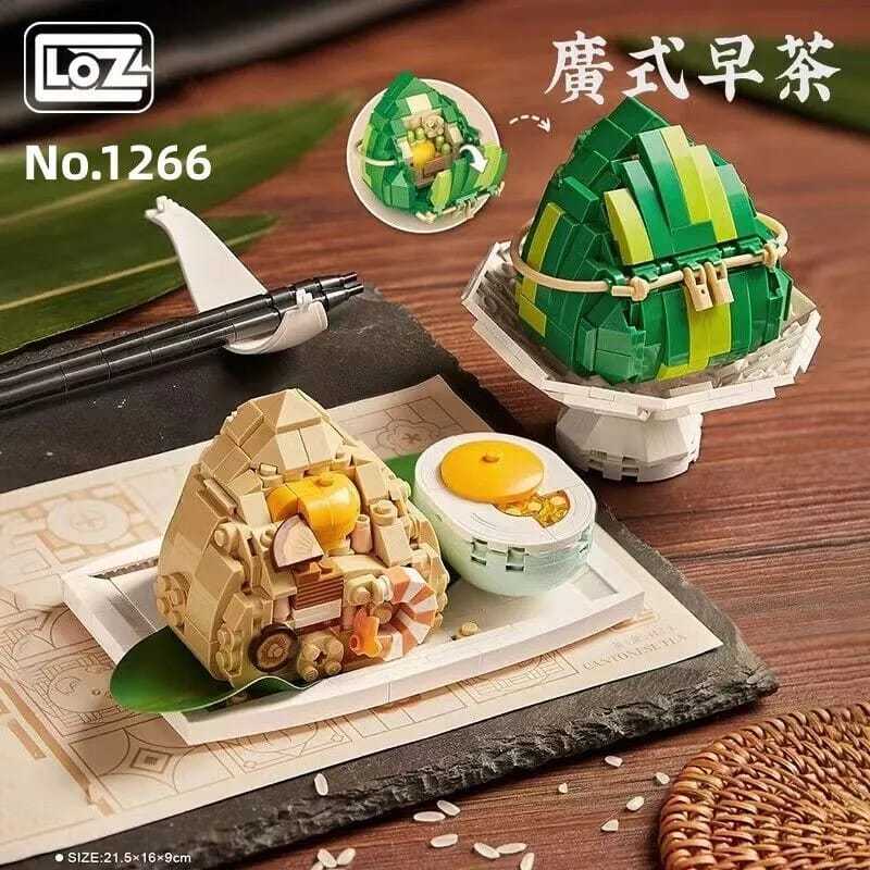 LOZ MINI DIM SUM : ZONG ZI NUO MI JI BUILDING BLOCKS(1266-L/1267-L ...