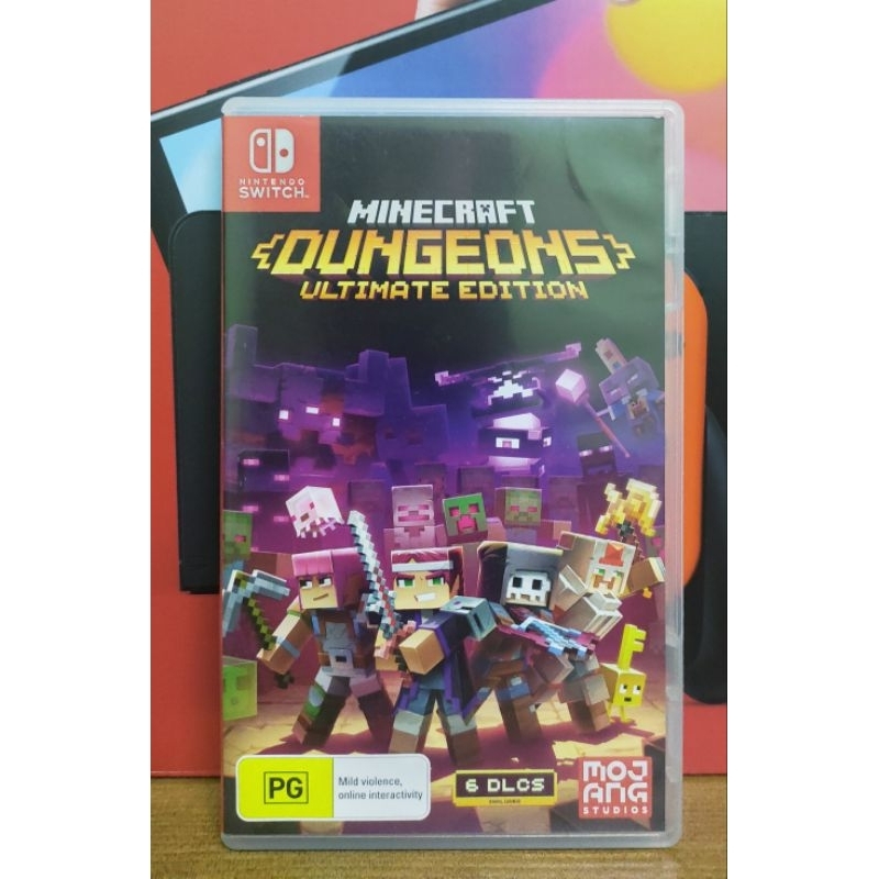 Minecraft dungeons ultimate edition Nintendo switch game used (English ...