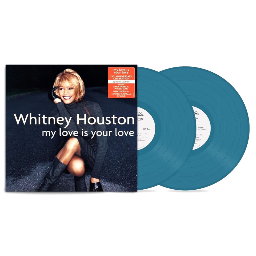 Whitney Houston - My Love Is Your Love ( Special Edition Translucent BLUE Colored Vinyl ) ( 2 LP ...
