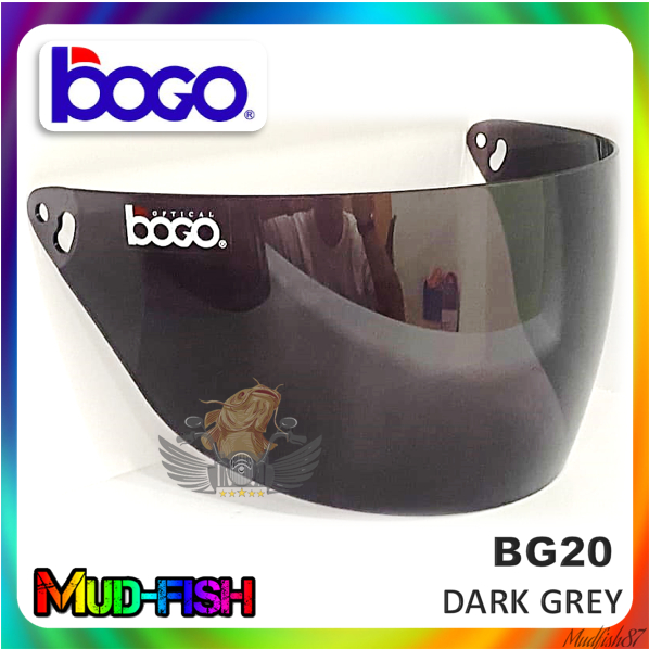 BOGO BG20 DARK GREY VISOR For SGV Cruiser 2 | Rider 2 | Shopee Malaysia