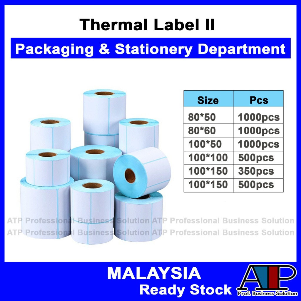 Packaging📦 Thermal Label II Label Thermal Paper Label Roll Logistic ...