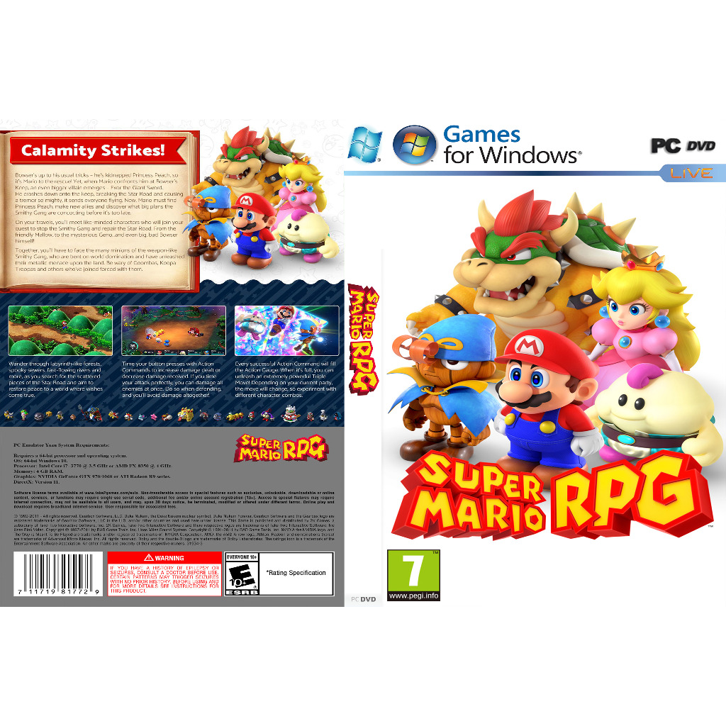 SUPER MARIO RPG – V1.0.0 + RYUJINX SWITCH EMULATOR PC GAME [Offline INSTALLATION] | Shopee Malaysia