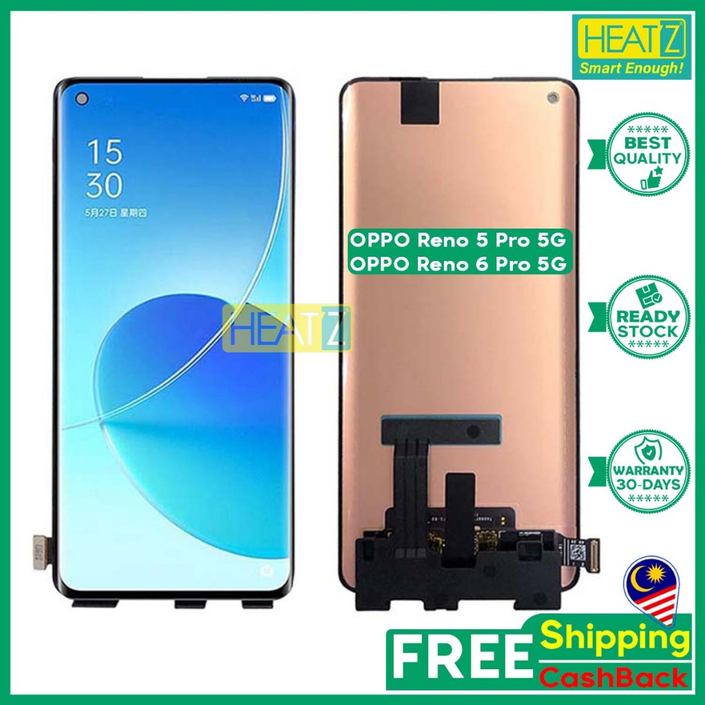 Oppo Reno 5 Pro 5G / Reno 6 Pro 5G TFT OLED LCD Display Screen Touch Panel Digitizer Replacement ...
