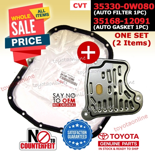 Wish 1.8 (2009-2013) Automatic Filter & Gasket (CVT) Auto 35168-12091 ...