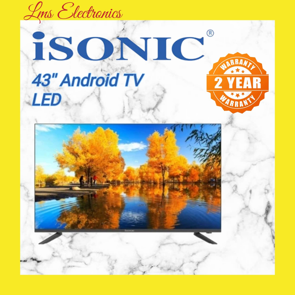 Isonic Frameless Android Smart LED TV (43") ICT-S4328F | Shopee Malaysia
