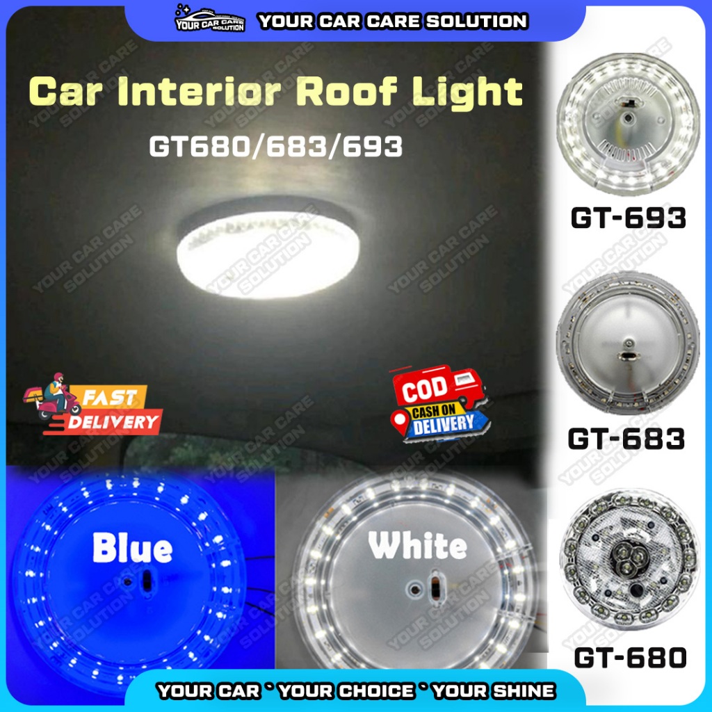 Universal 24 LED Car Roof Light Indoor Lamp Interior GT-680 / GT-683 ...